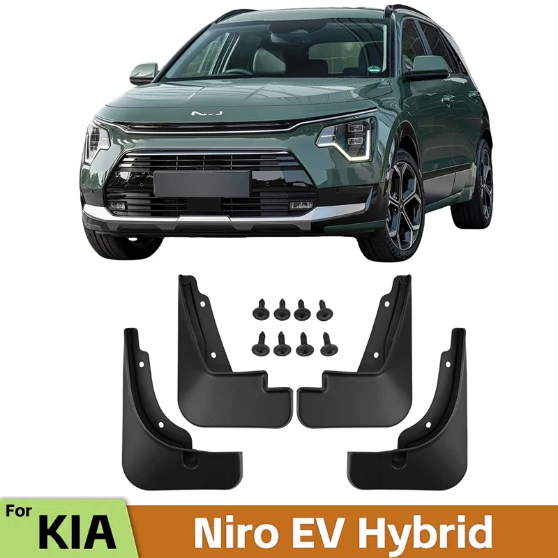 MudFlaps For KIA Niro EV Hybrid 2025 2023 2024 Mudguards Mud Flaps ...