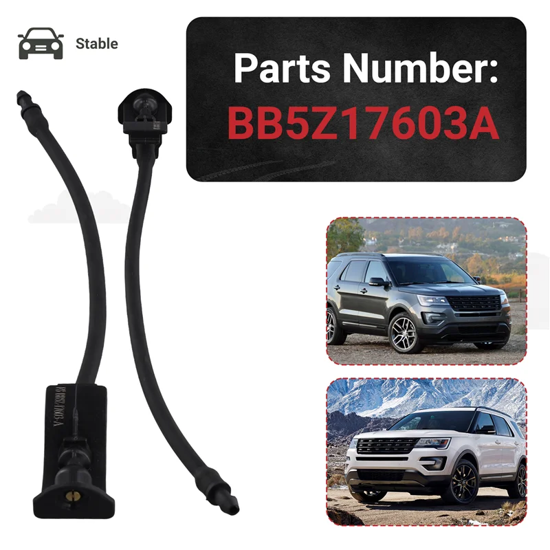ABIF-Car Windshield Wiper Washer Nozzle Sprayer BB5Z17603A For Ford ...