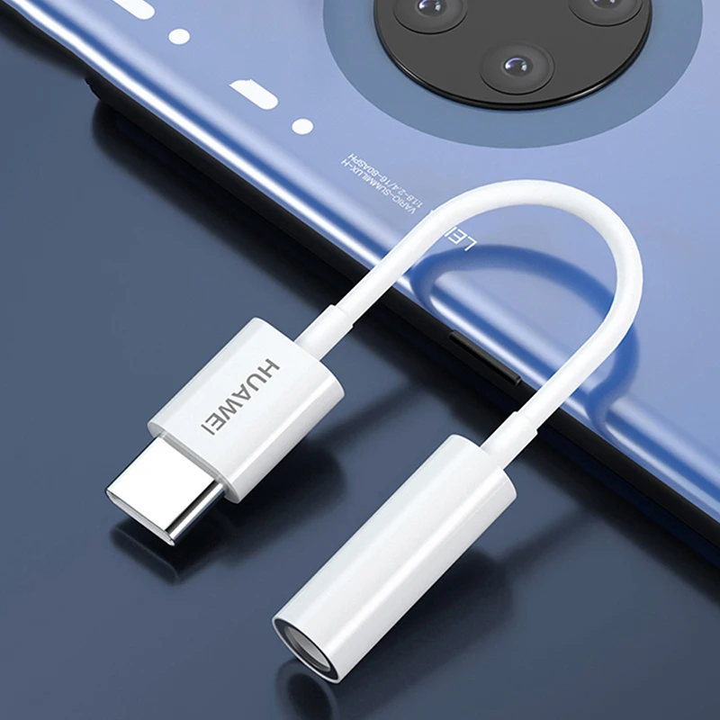 Original Huawei P40Pro+ P30 USB Type C To 3.5mm Jack Audio Cable ...