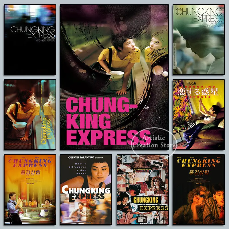 Classic-Movie-Chungking-Express-Poster-Kar-Wai-Wong-Com-dia-Rom-ntica ...