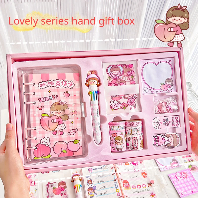 Notepad-Gift-Box-Cute-Girls-Notebook-Elementary-School-Children-s-Gift ...