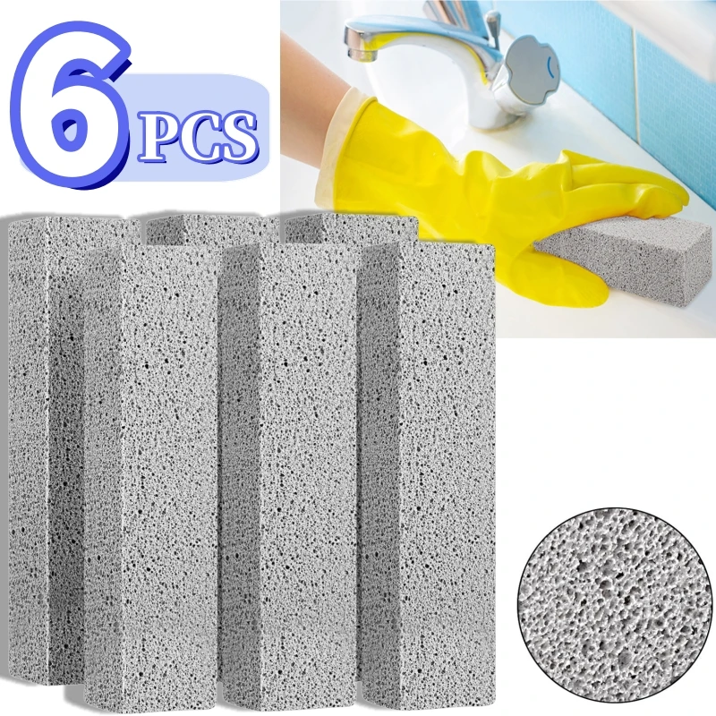 6PCS-Pumice-Stone-Cleaning-Stick-Toilet-Limescale-Rust-Stain-Removal ...