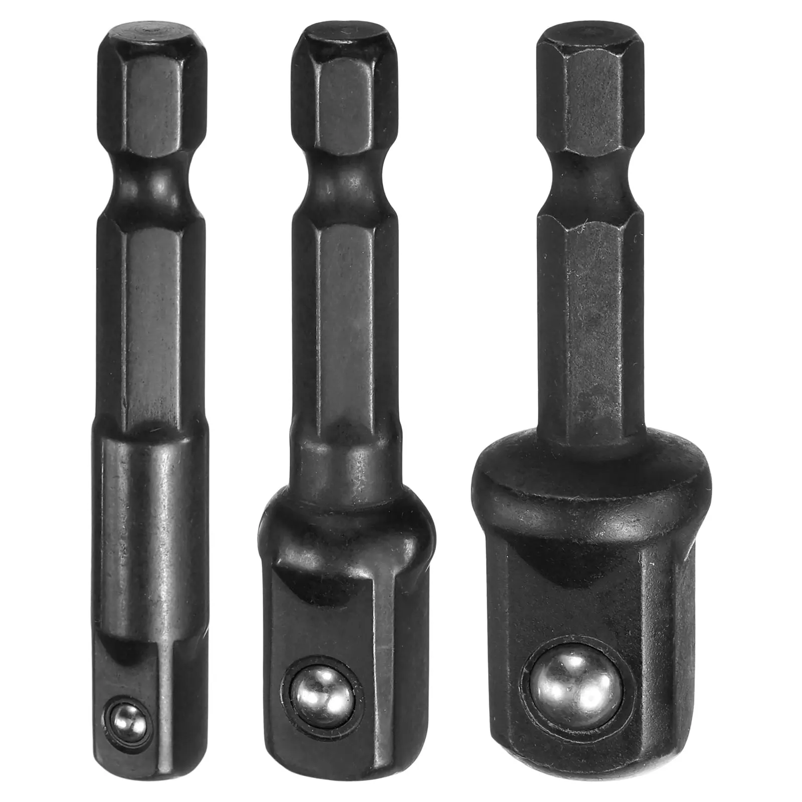3pcs Impact Socket Adapter 1/4" 3/8" 1/2" Cr-V Steel Impact Adapter for ...