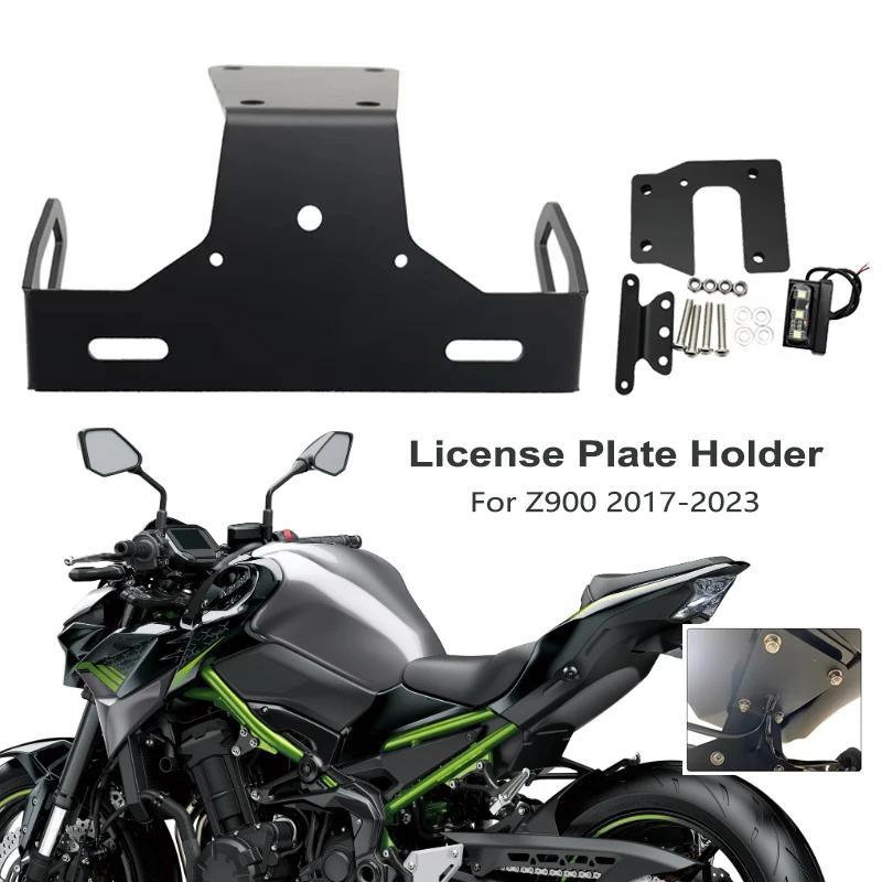 Motorcycle Rear License Plate Holder Bracket Tail Tidy Fender ...