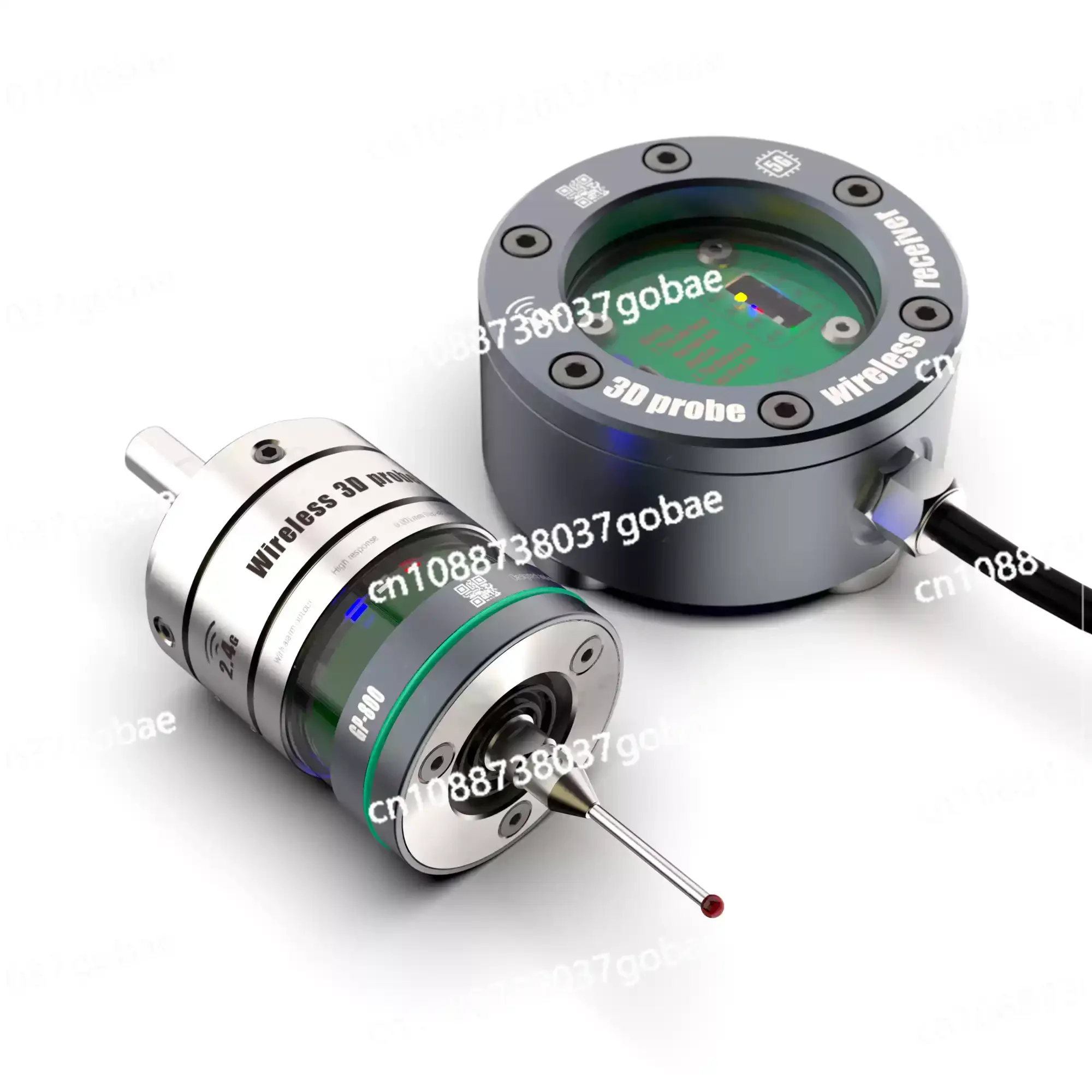 GP-800 Wireless Probe Kit 3D Edge Finder Center Bar for numerical ...