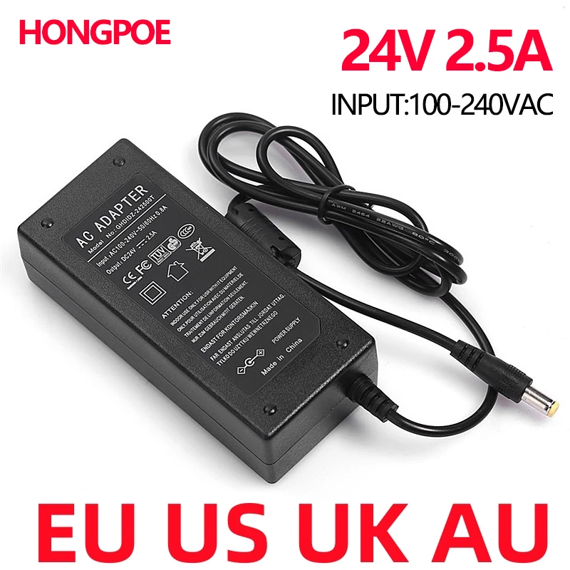 DC-24V-Adapter-Power-Supply-AC-100V-240V-24V-2-5A-Charger-Converter ...