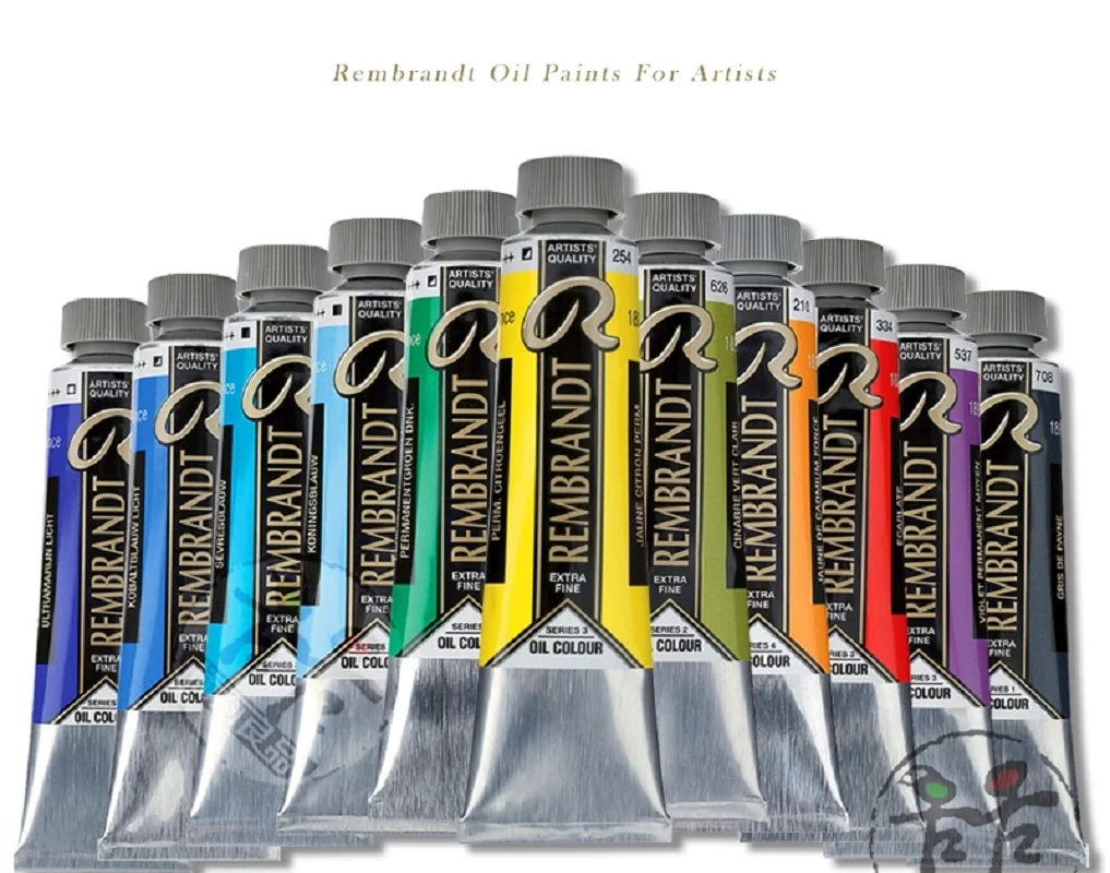Rembrandt 40ML oil paints professional all colours creating oil ...