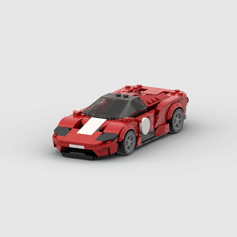 MOC Classic Building Creative Toy Car Model Set, DIY Super Racing Car ...