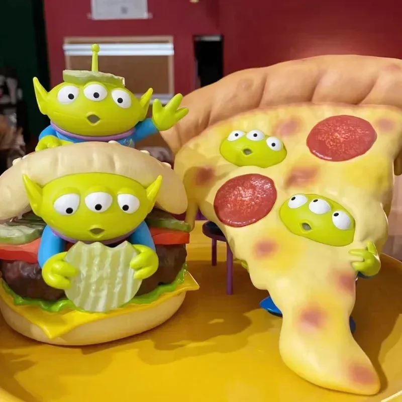 Disneys-Cartoon-Toy-Story-Alien-Hamburger-Statue-Creative-Three-Eyes ...