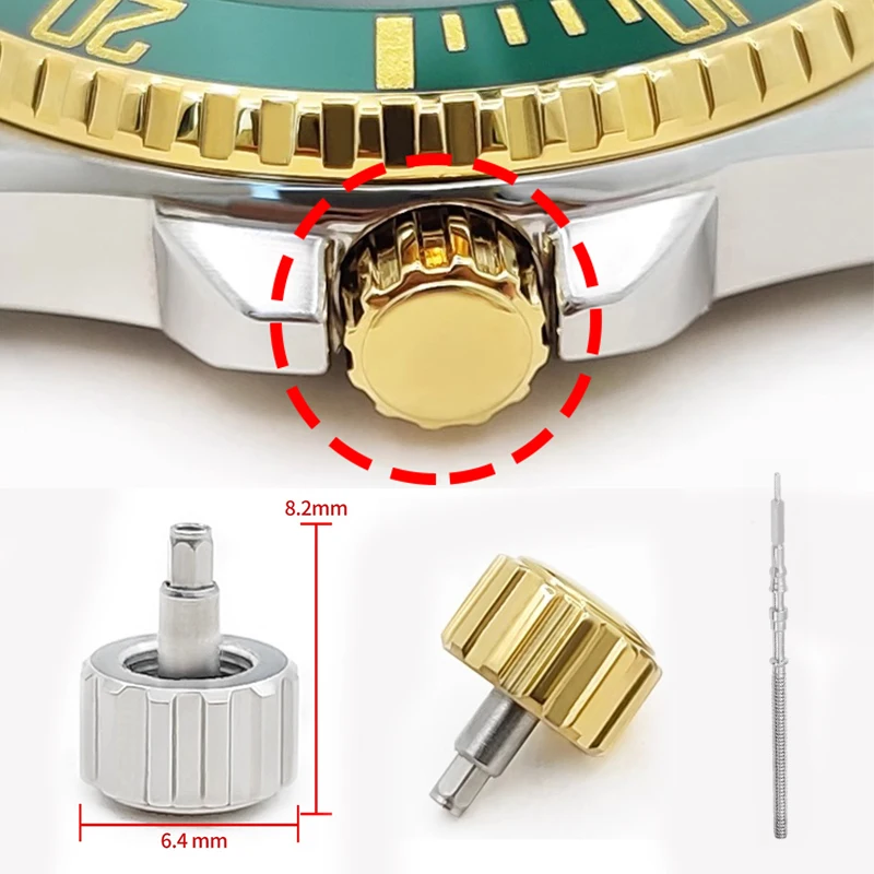 For Casio Duro MDV-106 stainless steel Watch Crown Watch Replacement ...