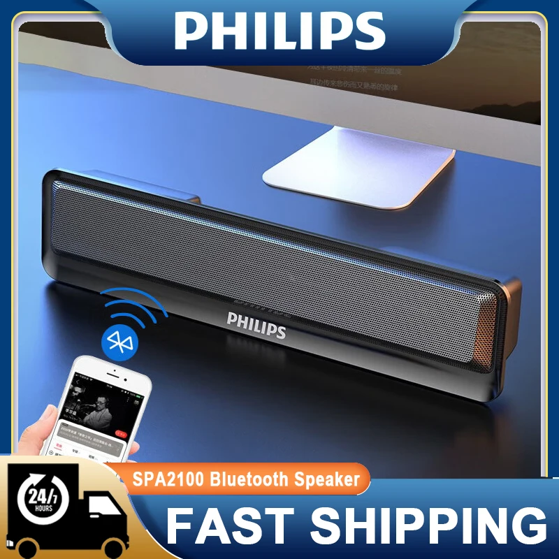 Philips-SPA2100-Speaker-Powerful-Bluetooth-Bass-Wireless-Subwoofer ...