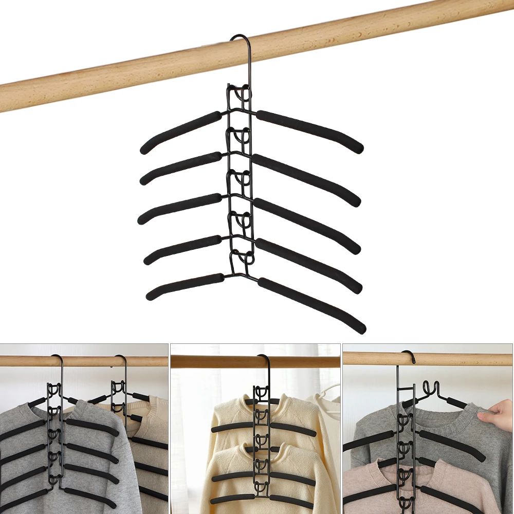 5-Layer-Detachable-Storage-Holder-Mounted-Hanger-Indoor-Space-Saving ...