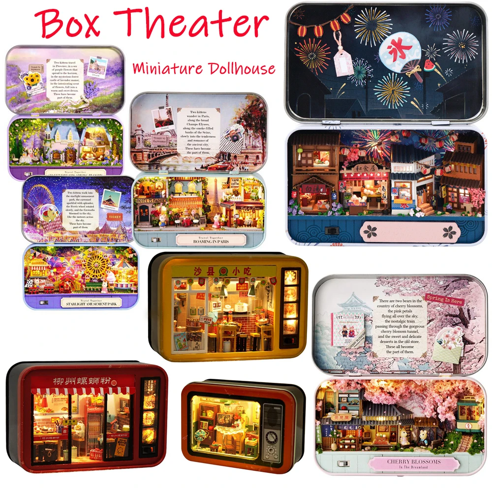 Wooden-Box-Theater-Dollhouses-for-Kids-Doll-House-Furniture-Accessories ...