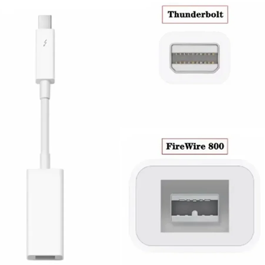 Адаптер Thunderbolt 3–2 FireWire 800 Thunderbolt к RJ45 Fire 1394B ...