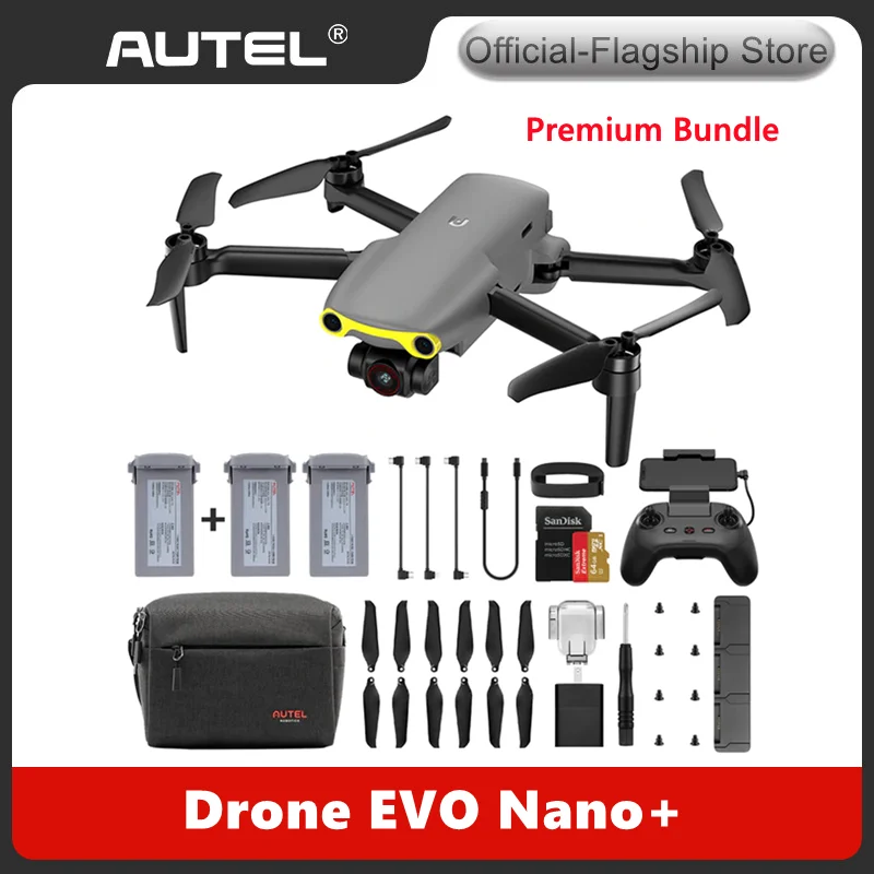 Autel Robotics EVO Nano + Drone Premium Bundle 4K/30fps Câmera Drone 1/ ...