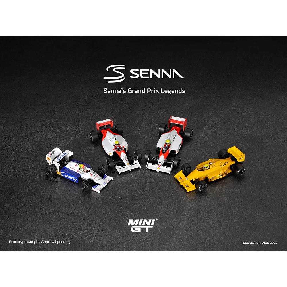 Pré-venda MINIGT 1/64 Diecast Model Car Senna's Grand Prix Legends ...