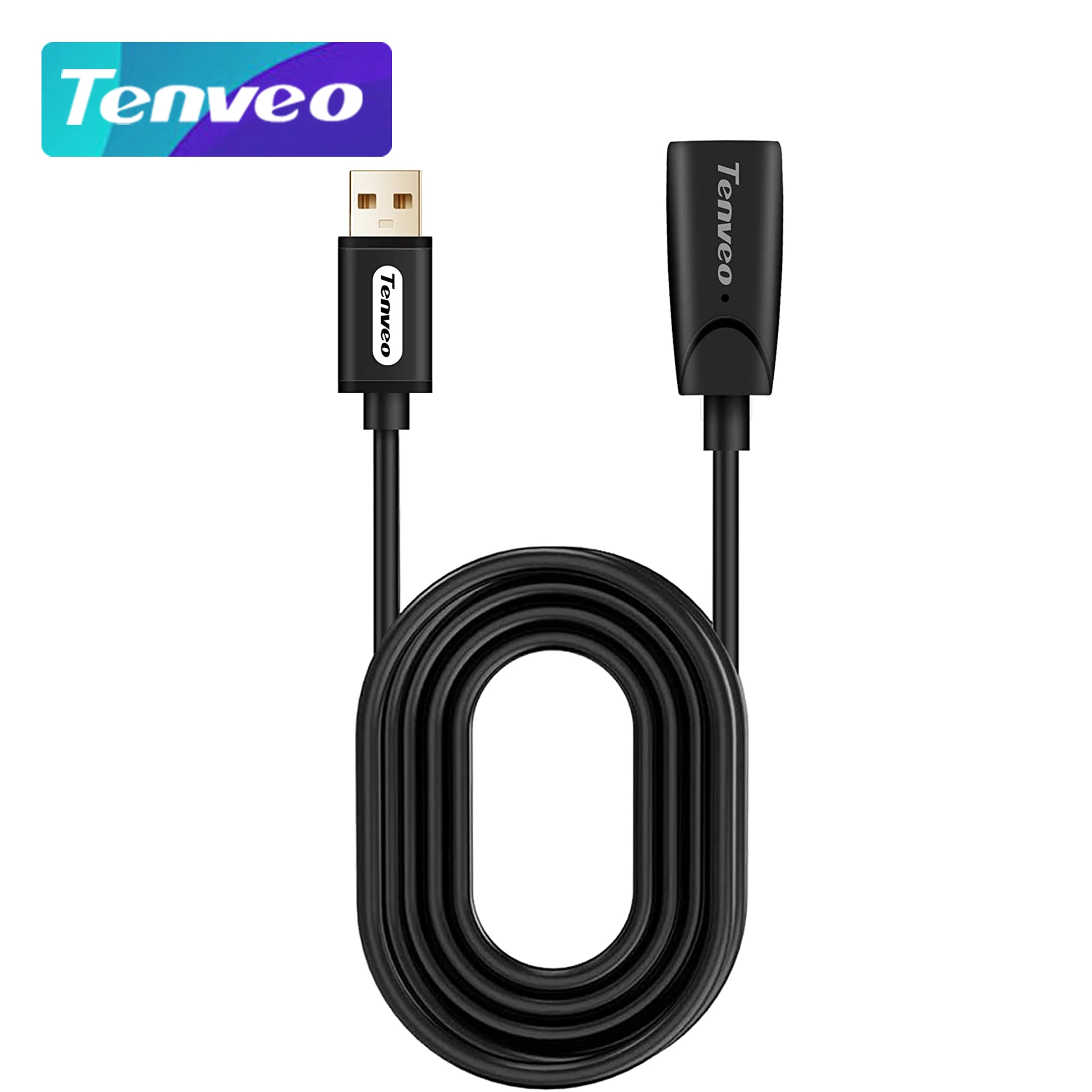 Tenveo-USB-2-0-Cable-Extension-Cable-With-Signal-amplification-5m ...