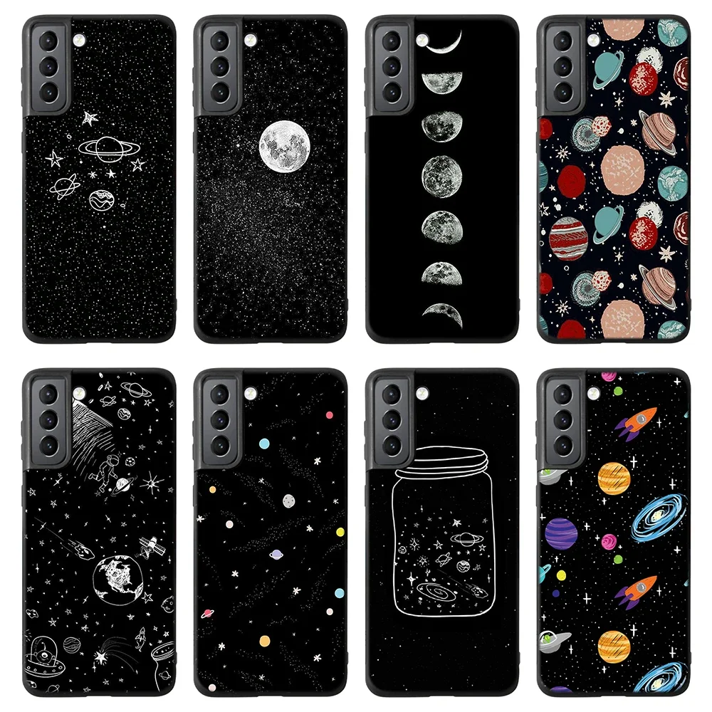 Planet-Space-Moon-Case-for-Samsung-Galaxy-S23-S21-FE-S22-S20-Ultra-S10 ...
