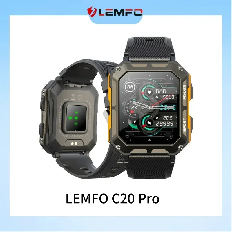 LEMFO-C20-PRO-Smart-Watch-IP68-Waterproof-Watches-Fitness-Sports ...
