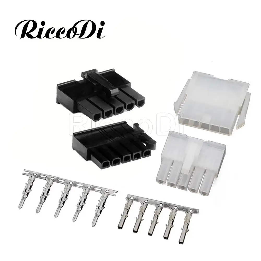 10-Pcs-Mini-fit-connector-4-2mm-5557-5559-PSU-5Pin-Module-Housing ...