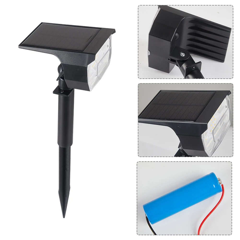 46-LED-Solar-Outdoor-Lights-IP65-Waterproof-Landscape-Spotlights-Auto ...