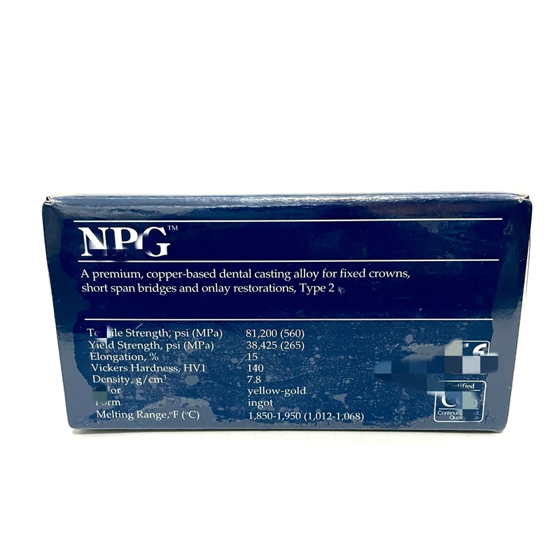 AalbaDent-aleaci-n-de-NPG-Metal-Dental-de-Color-dorado-para ...