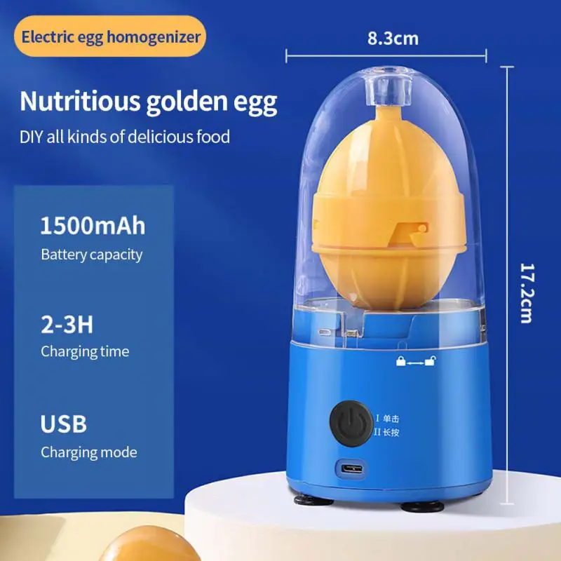 Electric-Egg-Yolk-Shaker-USB-Charging-Mixing-Golden-Whisk-Eggs-Spin ...