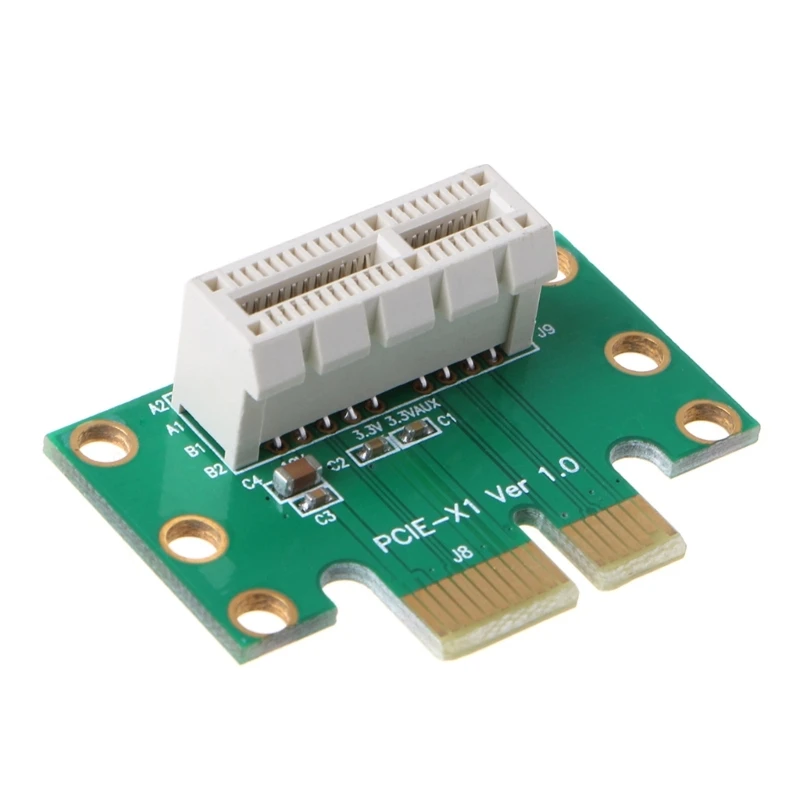PCI-Express-1X-Riser-Card-90-Degree-Left-Angle-Adapter-Card-1U-Height ...