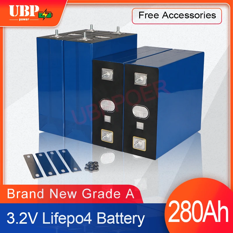 UBPPOWER-Cheap-3-2V-280Ah-Lifepo4-Battery-New-Grade-A-12V-24V-48V-72V ...
