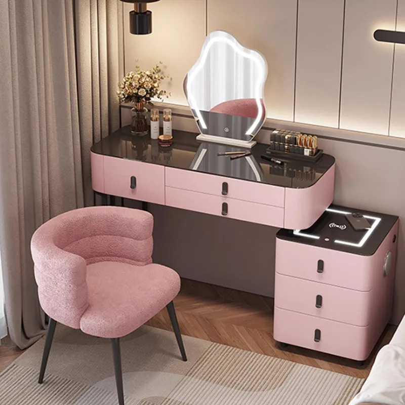 Tocador-n-rdico-de-madera-de-lujo-para-ni-as-tocador-rosa-para ...