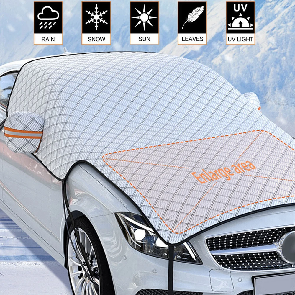 ISFRIDAY-7-Layer-Thicken-Car-Snow-Cover-Extra-Large-Car-Windshield-Hood ...