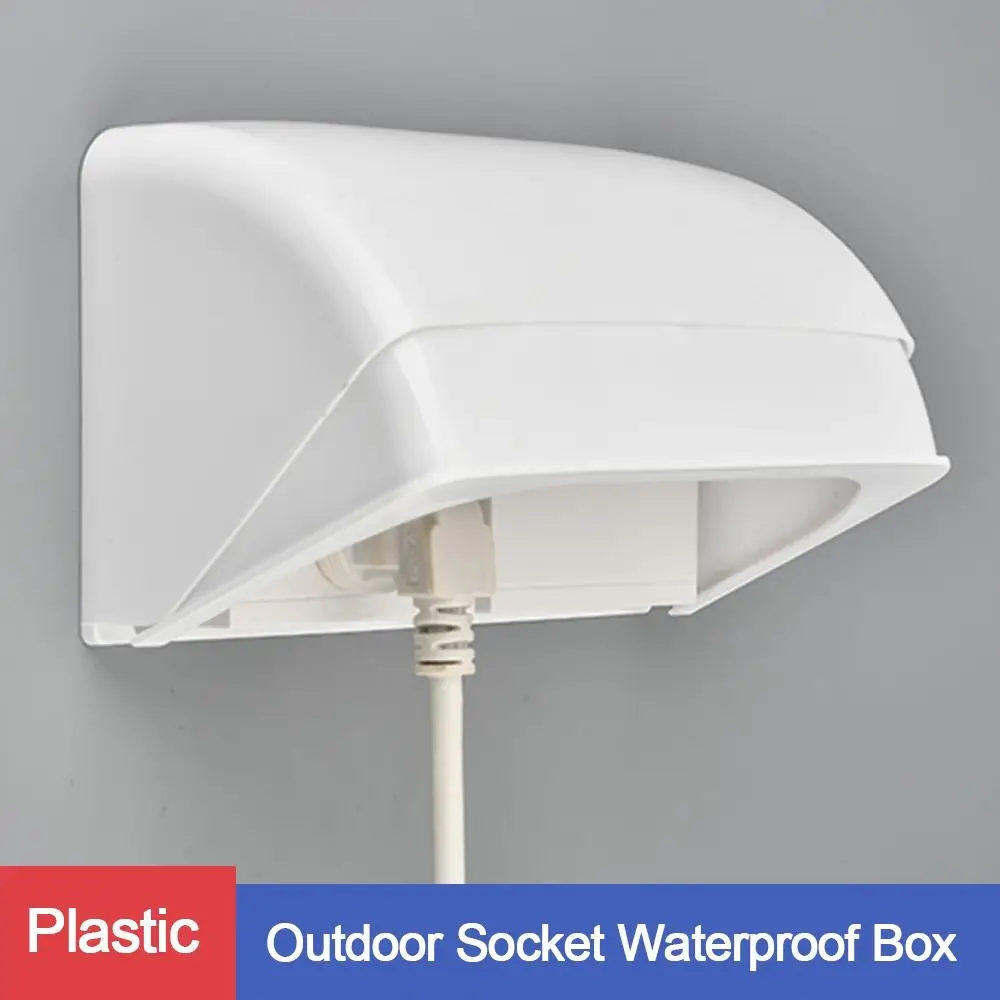Wall-mounted-Switch-Protective-Cover-Plastic-Self-Adhesive-Electric ...