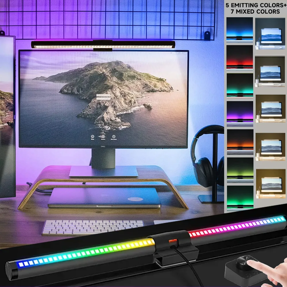 L-mpada-suspensa-de-mesa-com-controle-remoto-Luz-de-tela-RGB-Luz-da ...