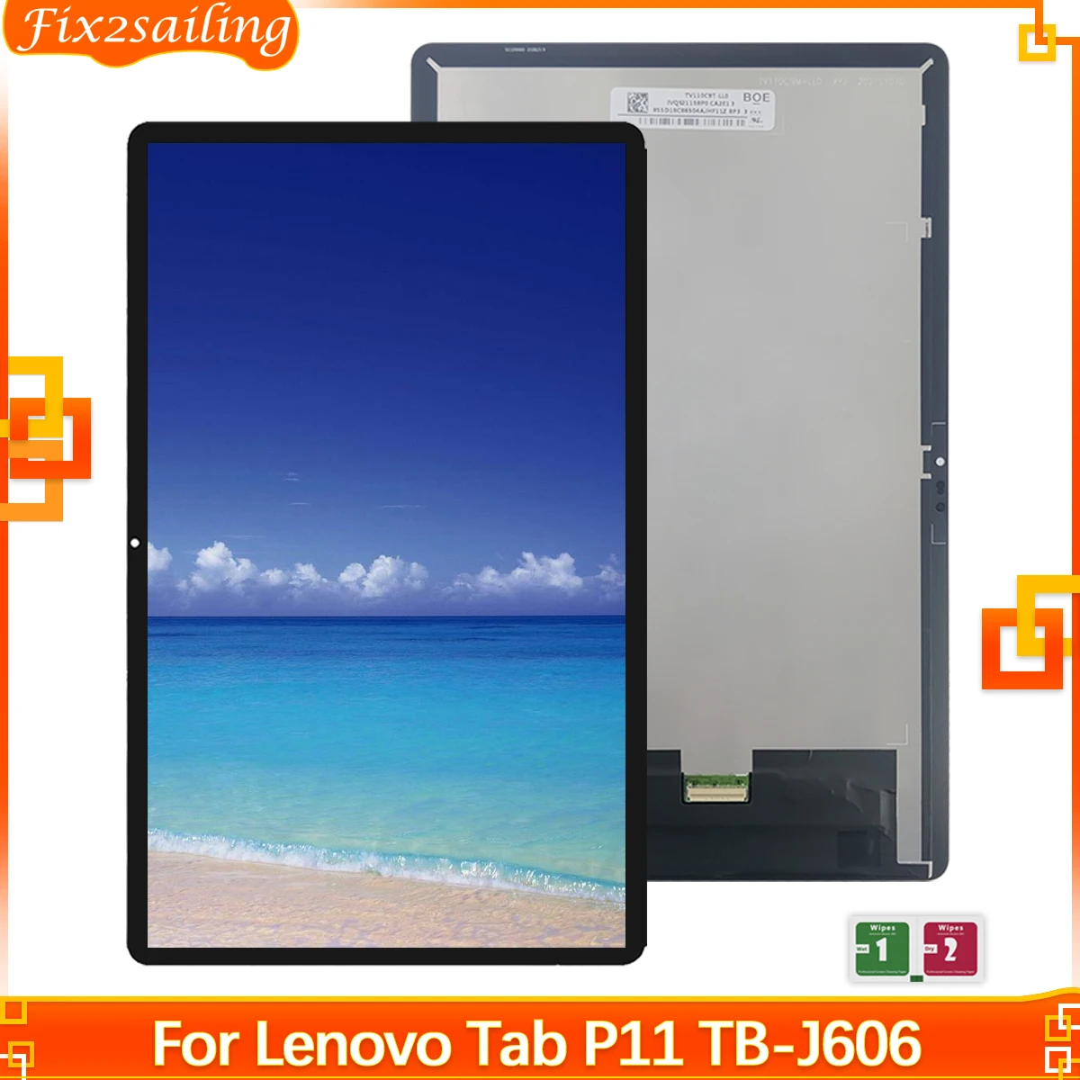 11-novo-para-lenovo-tab-p11-TB-J606F-TB-J606N-TB-J606L-display-com-tela ...