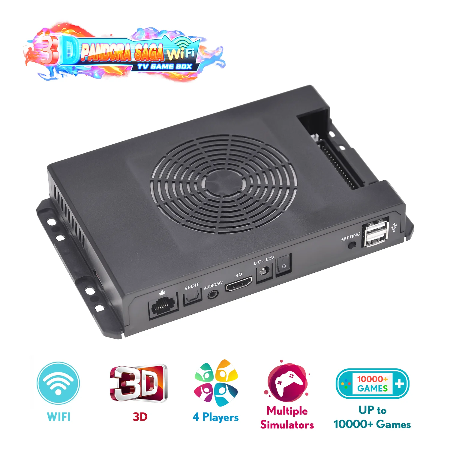 New 3d Pandora Saga Wifi Tv Game Box 3000 Games In 1 Home Pcb Board ...