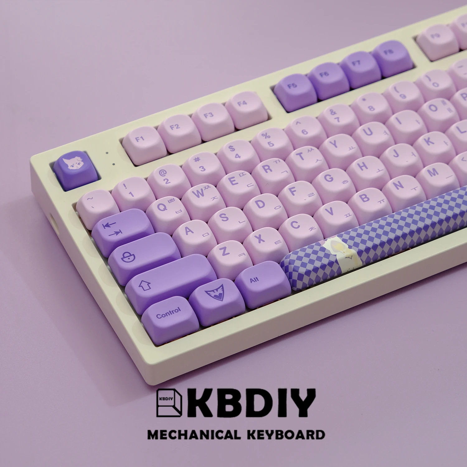 KBDiy 134 Keys/Set Korean GMK Frost Witch Keycaps Cute PBT Similar MOA ...