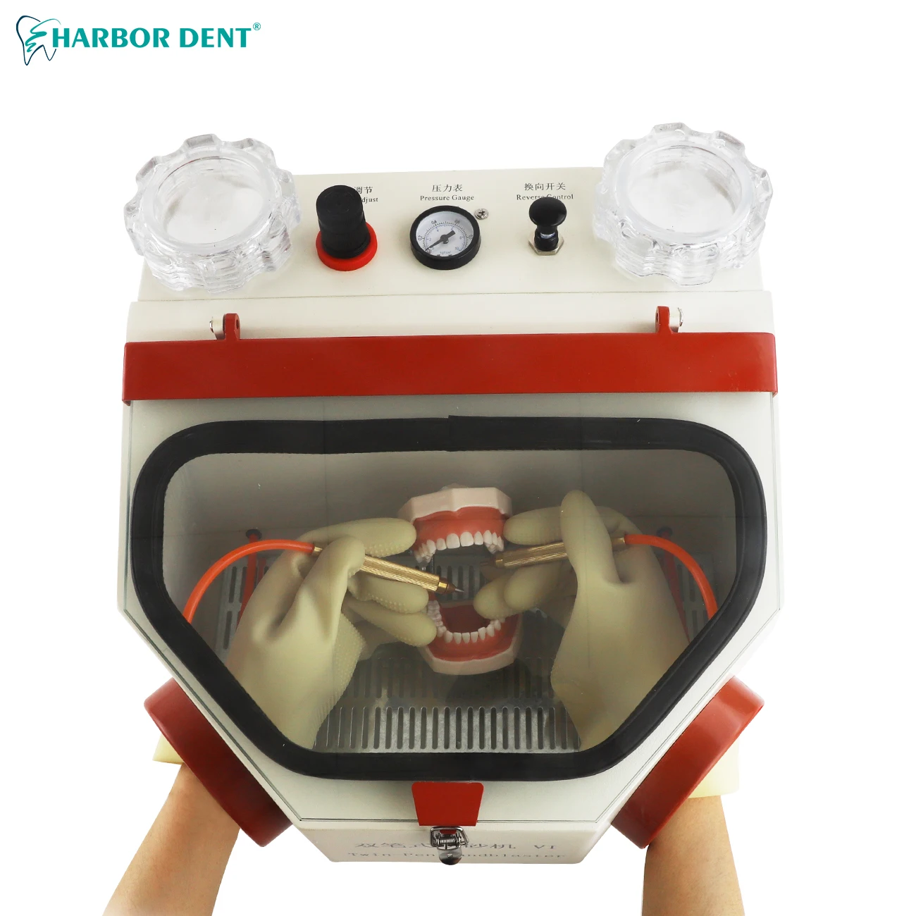 Dental-Twin-Pen-Blasting-Unit-Lab-Metal-Restoration-Polishing-Blaster ...