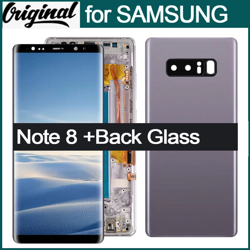 Original 6.3'' Amoled Lcd Replacement For Samsung Galaxy Note 8 Touch ...