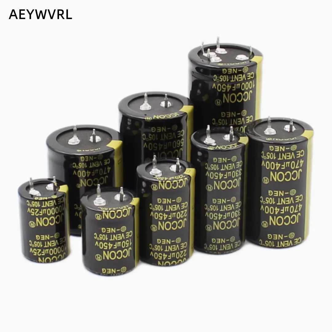 2PCS Audio Electrolytic Capacitor 25V 35V 63V 100V 200V 250V 400V 450V ...