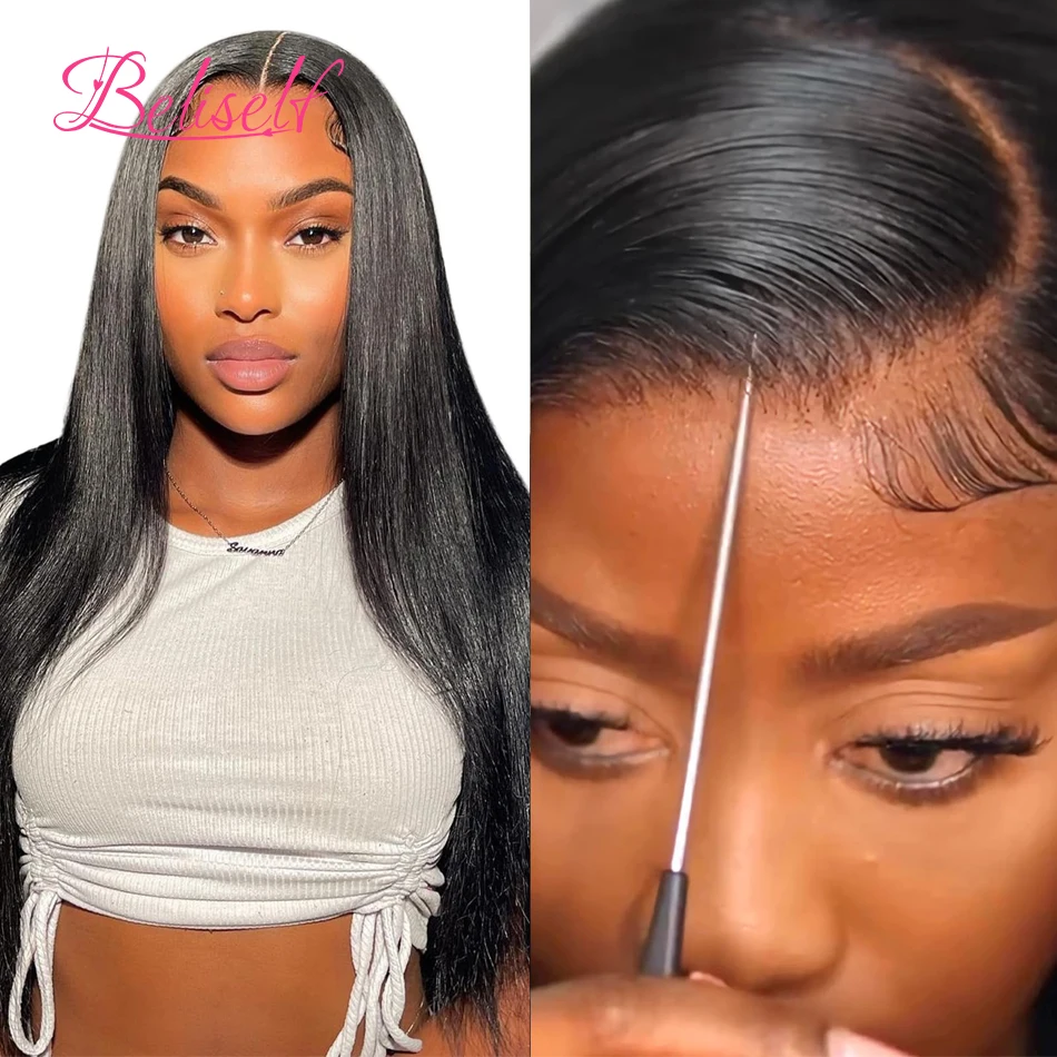 SKINLIKE-Real-HD-Lace-Front-Wigs-Human-Hair-5x5-Lace-Closure-Wig-250 ...
