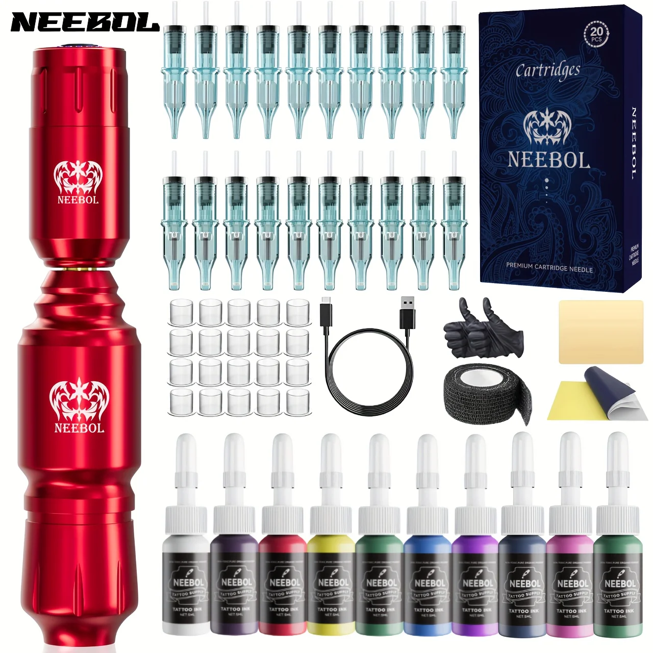 1set-Neebol-Wireless-Tattoo-Kit-Complete-Tattoo-Machine-with-1500mAh ...