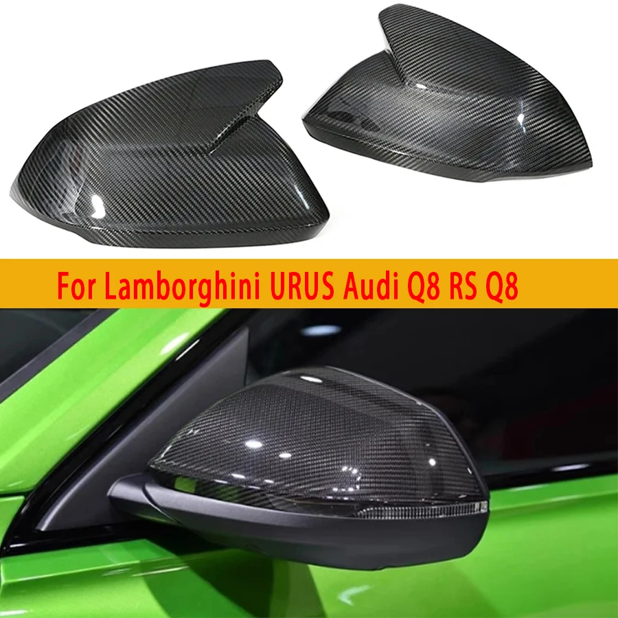 For-Audi-Q8-RS-Q8-Lamborghini-URUS-Dry-Carbon-fiber-Mirror-shell-Rear ...