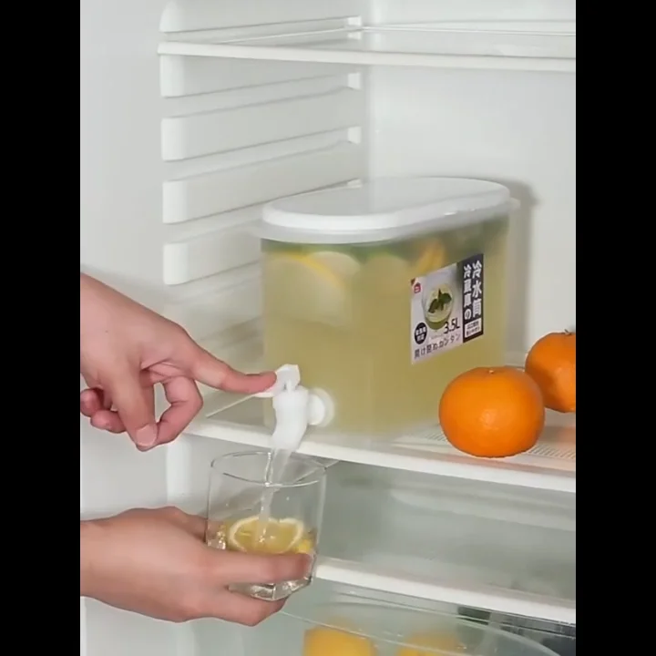 Juice Container Box & juice jar,Drinks Dispenser with Tap, Water ...