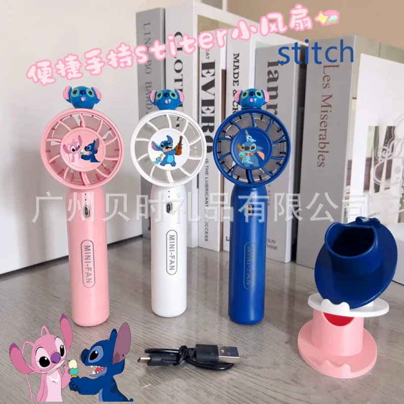 Disney-Stitch-Lilo-Mini-Fan-USB-Handheld-Desktop-Phone-Holder-Portable ...
