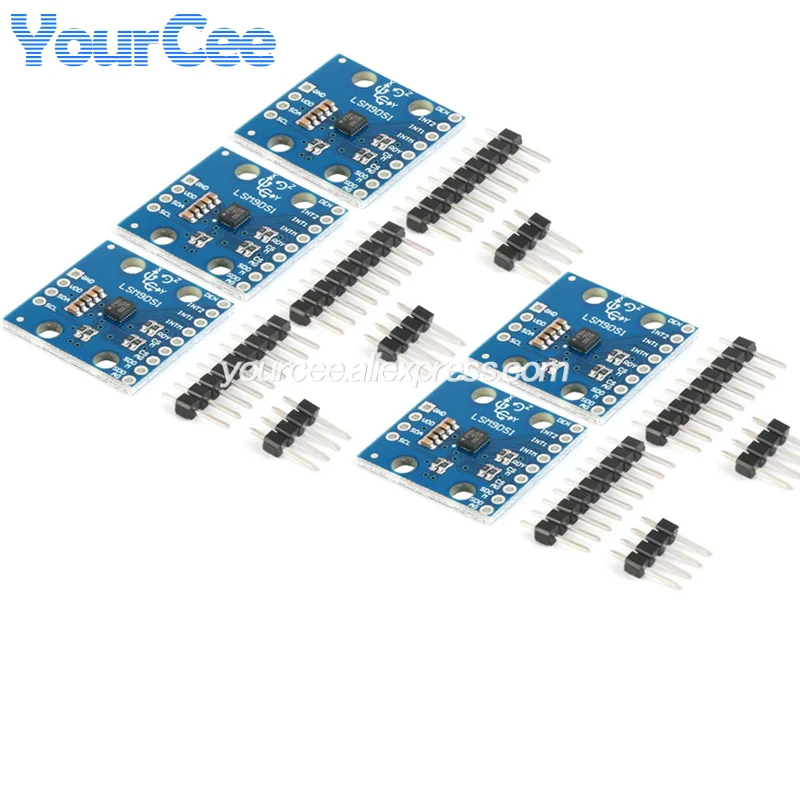 Nine-axis Inertial Measurement Unit LSM9DS1 9-Axis IMU Sensor Module ...