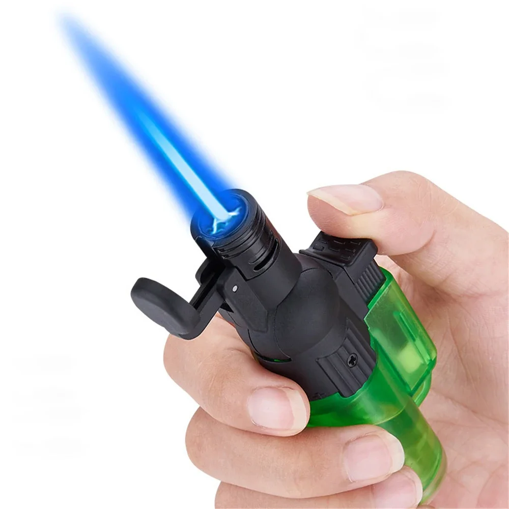 Windproof-Jet-Flame-Cigar-Lighter-Bendable-Torch-Butane-Gas-Lighter ...
