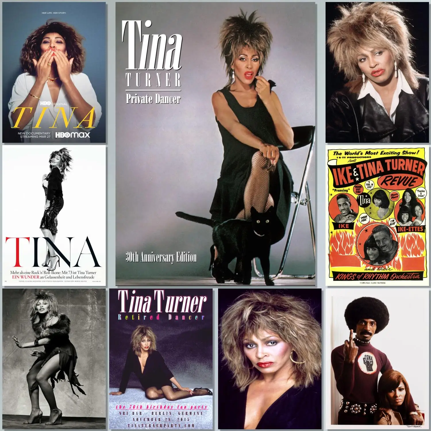 Singer-Tina-Turner-Band-Painting-24x36-Wall-Art-Canvas-Posters-room ...