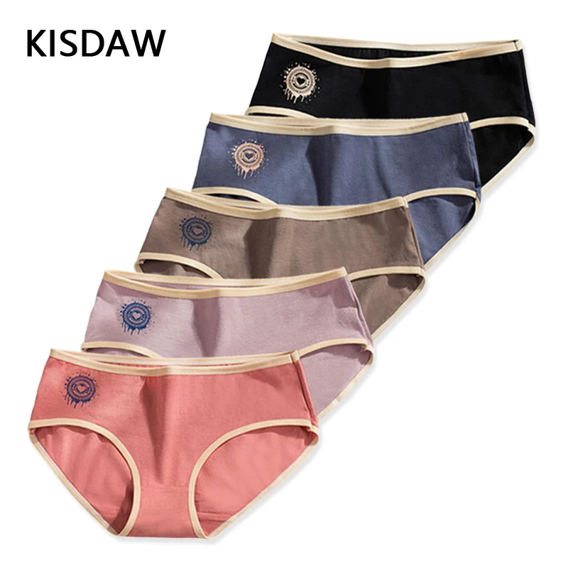 5 Pcs/set Teens Girls Underwear Cotton Adolescent Girls Briefs Soft ...