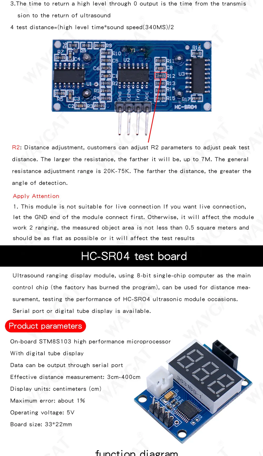 Ультразвуковой детектор волны HC-SR04 HCSR04 до world | AliExpress