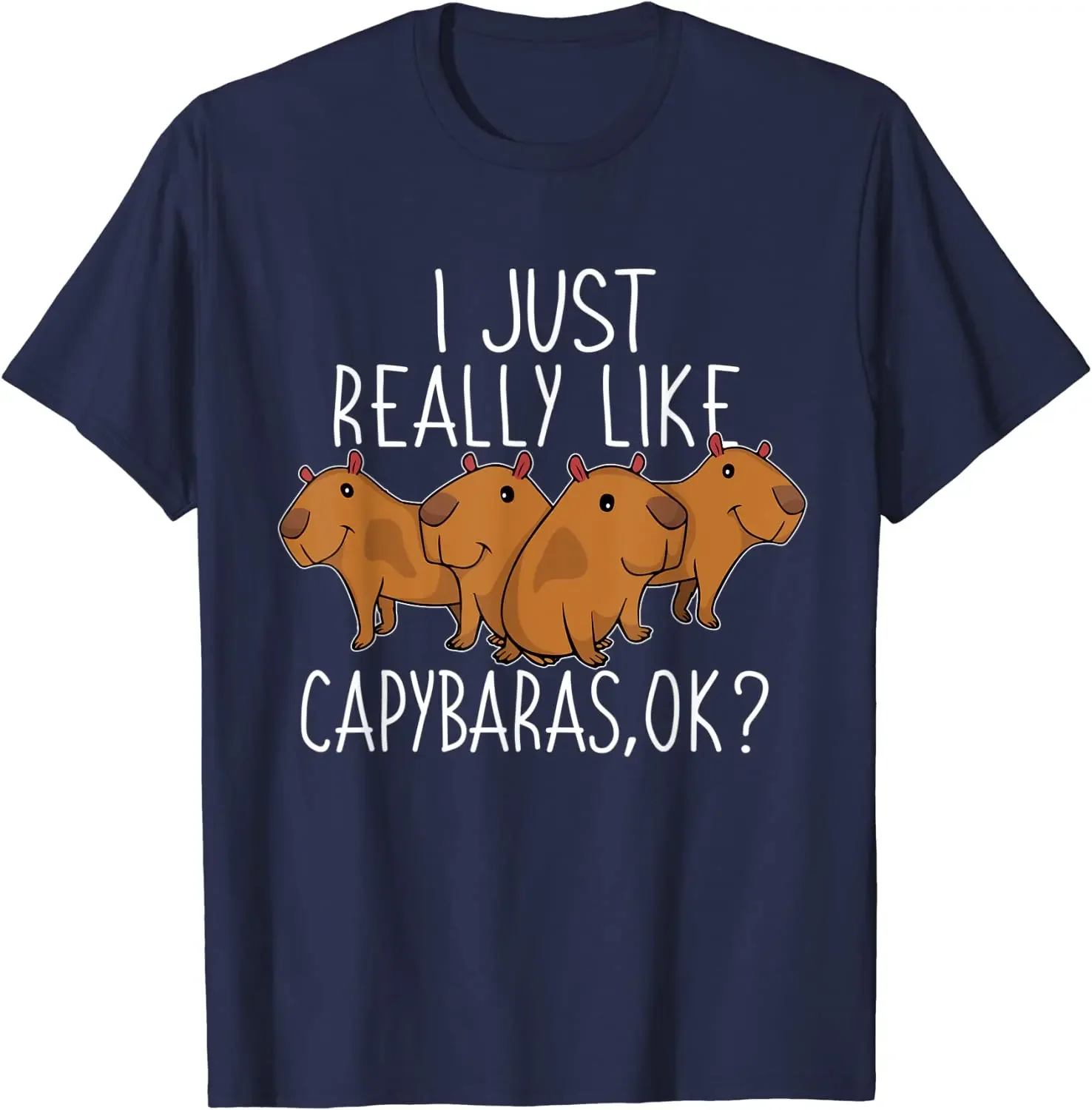 Camiseta-de-Capybara-para-amantes-de-los-animales-para-hombres-y ...